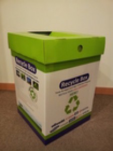 Recycling Box for collecting empty cartridges - lpr.gr